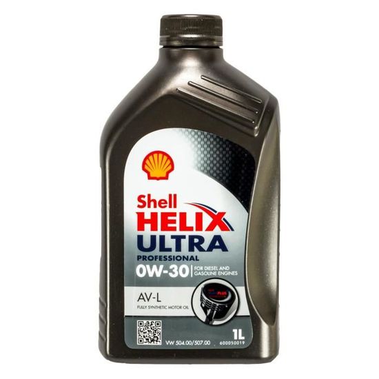 1 Litre Original Shell Helix Ultra Prof. AV-L 0W30 Huile 550041873 Acea ...
