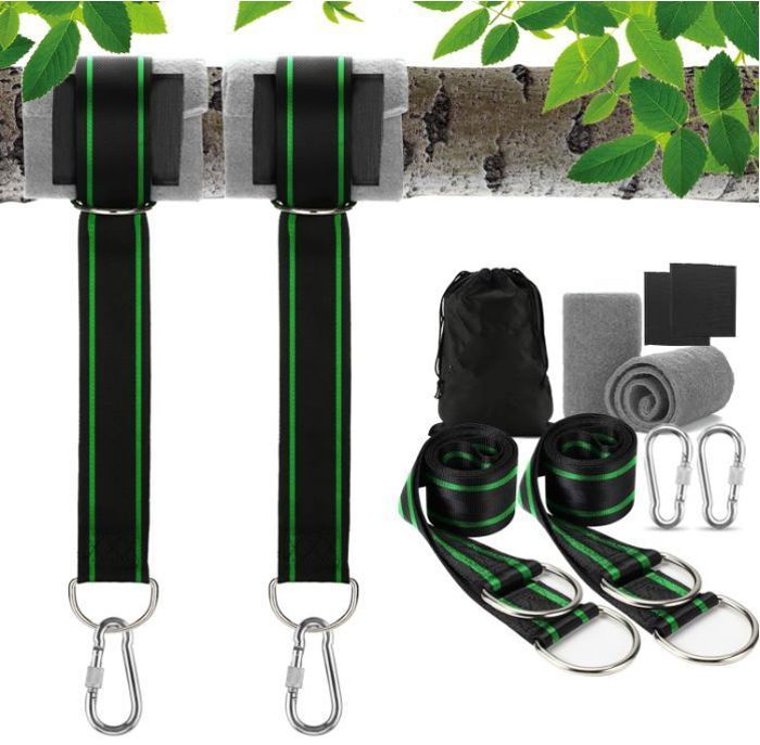 Sangle hamac, Sangle balancoire Arbre Fixation de Balançoire pour Hamac ...
