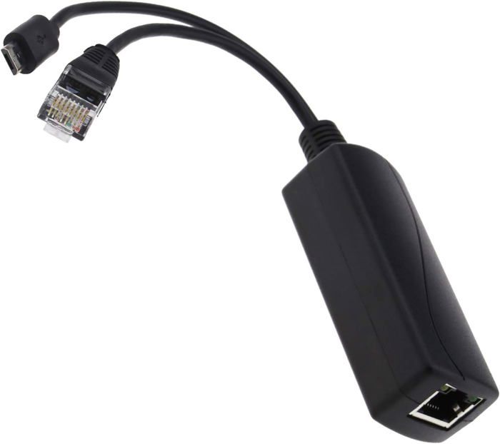 Create Idea Ethernet RJ45 vers 5 V 2,1 A Micro USB 48 V Active POE ...