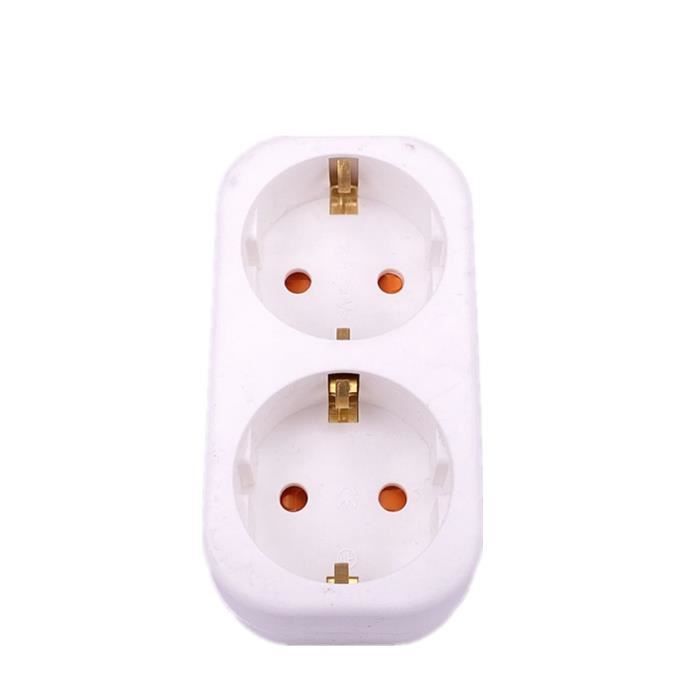 Type 1 white -Adaptateur électrique sans fil, 250V, 16a, 1 à 2 voies ...