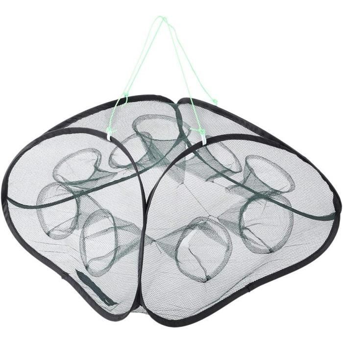 Filet de pêche, piège à crabe pliable, piège à écrevisses, filet de ...