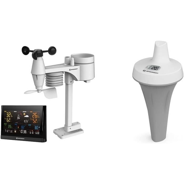 Station Météo Wi-Fi Comfort Avec Capteur Professionnel 7 En 1 Et Écran ...