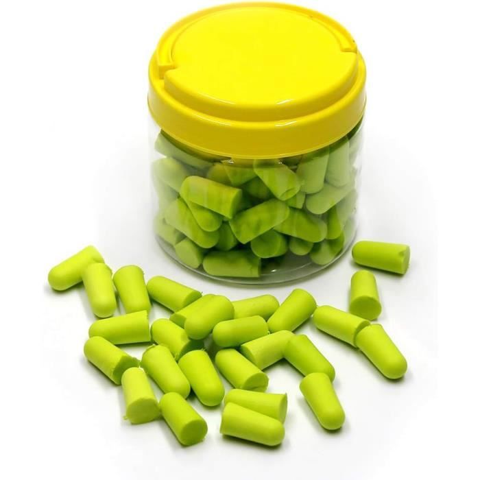 50 Paires De Bouchons D'Oreille En Mousse Souple 27Db Haute Élasticité ...