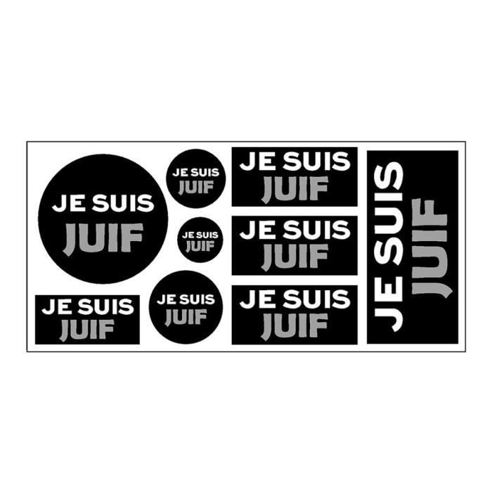 Planche de stickers Je suis Juif - Cdiscount Jeux - Jouets