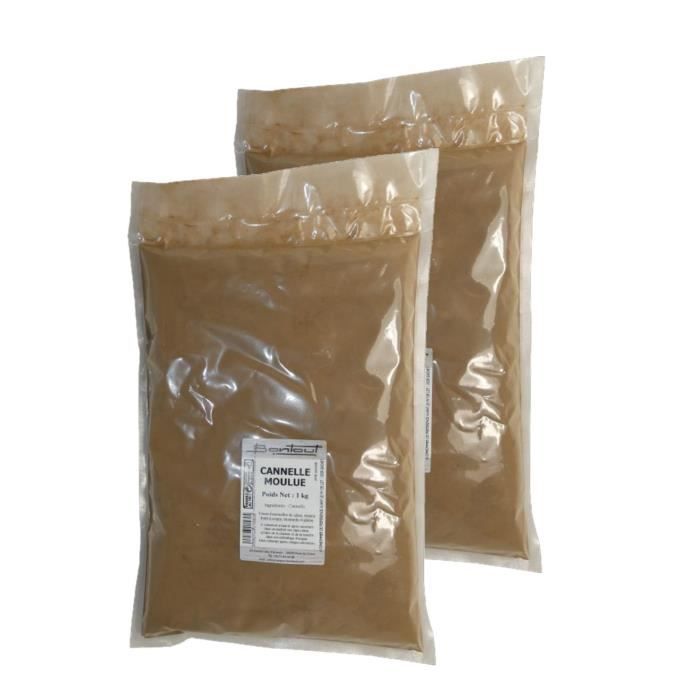 Bontout - Lot 2x Cannelle moulue - Sachet 1kg - Cdiscount Au quotidien