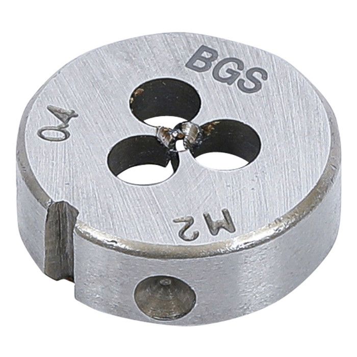 Filière métrique BGS TECHNIC M2 x 0.4 x 25 - pas standard 2 x 40 - cage ...