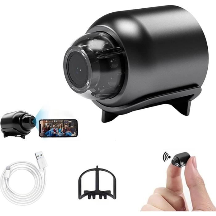 Mini Caméra Wifi Hd 1080P – Vision Nocturne Incluse, Petites Caméras De ...