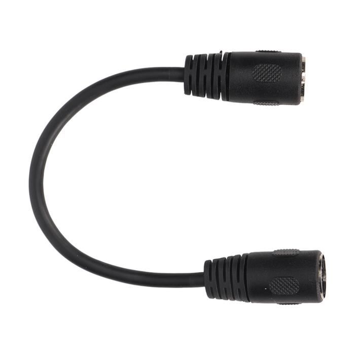 Fdit Adaptateur DIN 8 broches femelle vers femelle Adaptateur DIN 8Pin femelle à femelle 0.66ft ...