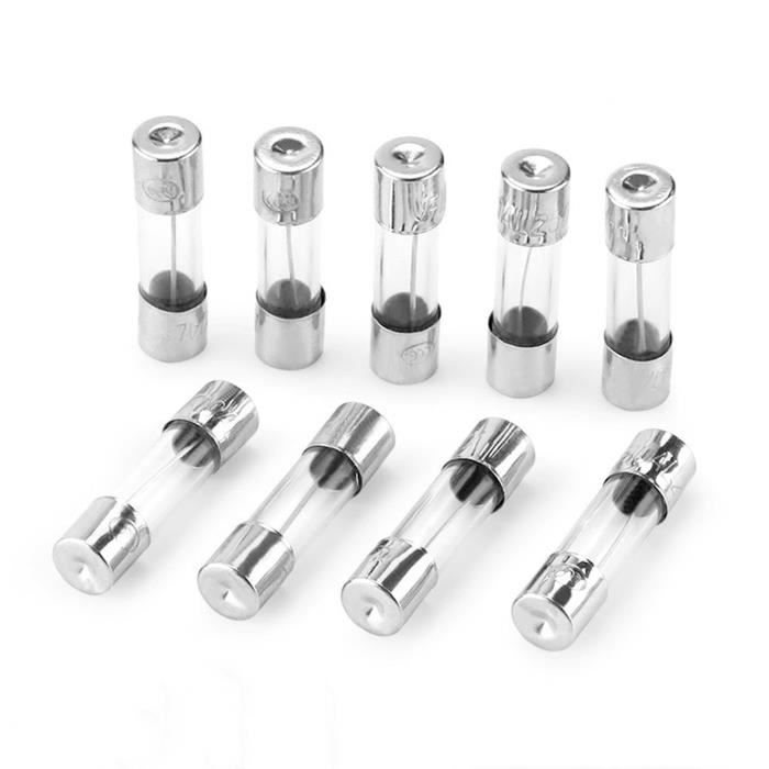 GOTOTOP Tube de fusible en verre Lot de 360 tubes fusibles en verre 0 ...