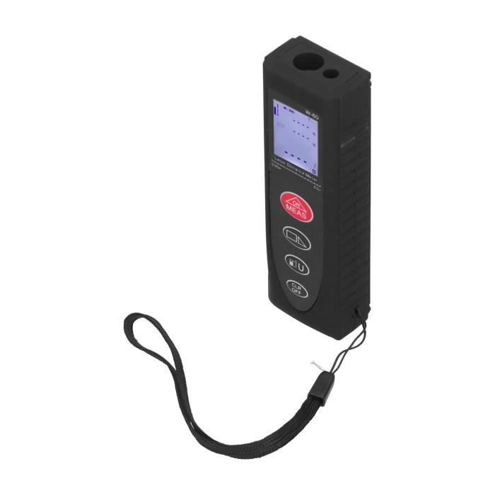 HURRISE Distancemètre Mini Télémètre Laser Compteur de Distance Infrarouge à Main 60m Outil de ...