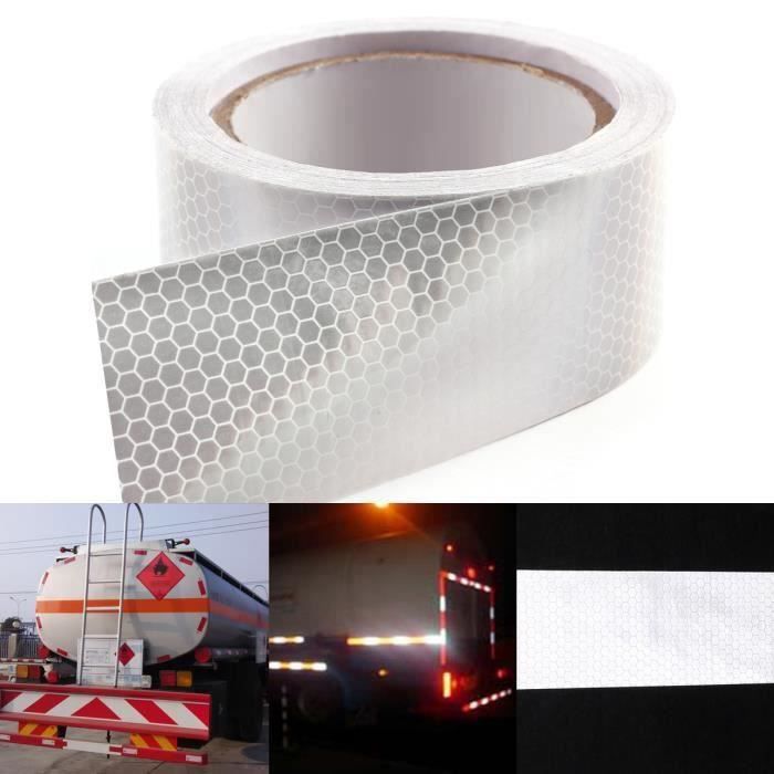 FLYING-10m x 5cm ruban autocollant bande réfléchissant lumière couleur ...