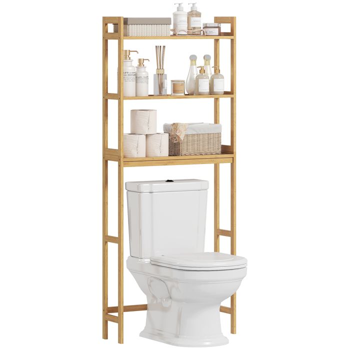 Etagere Toilettes Bois