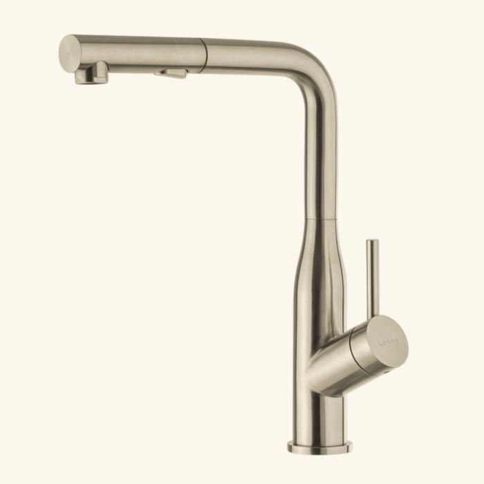 Robinet douchette Luisina inox PVD doré or clair ARCHIE - Cdiscount ...