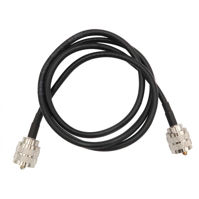 Surecom Câble adaptateur Connecteur coaxial 100 cm RG58 PL259 mâle vers ...