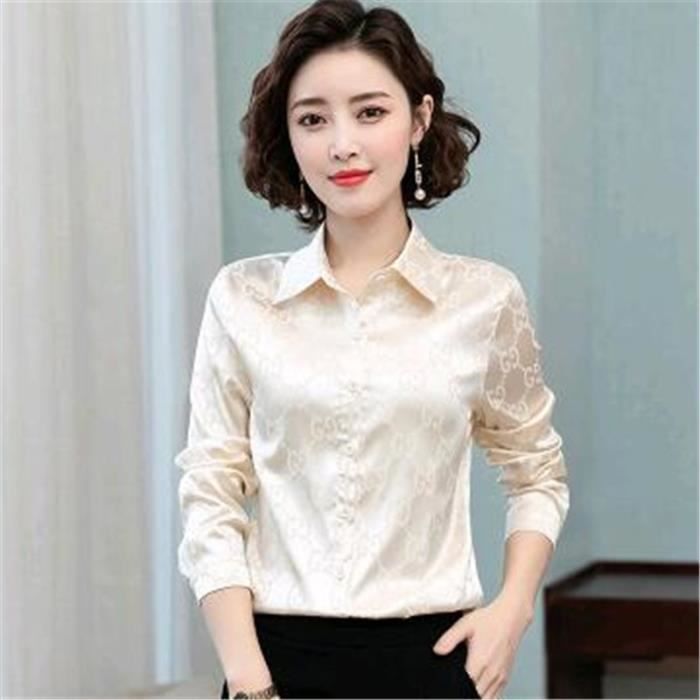 Blouse femme,Chikichi Chemisier Femmes 2021 Printemps Nouveau Style ...