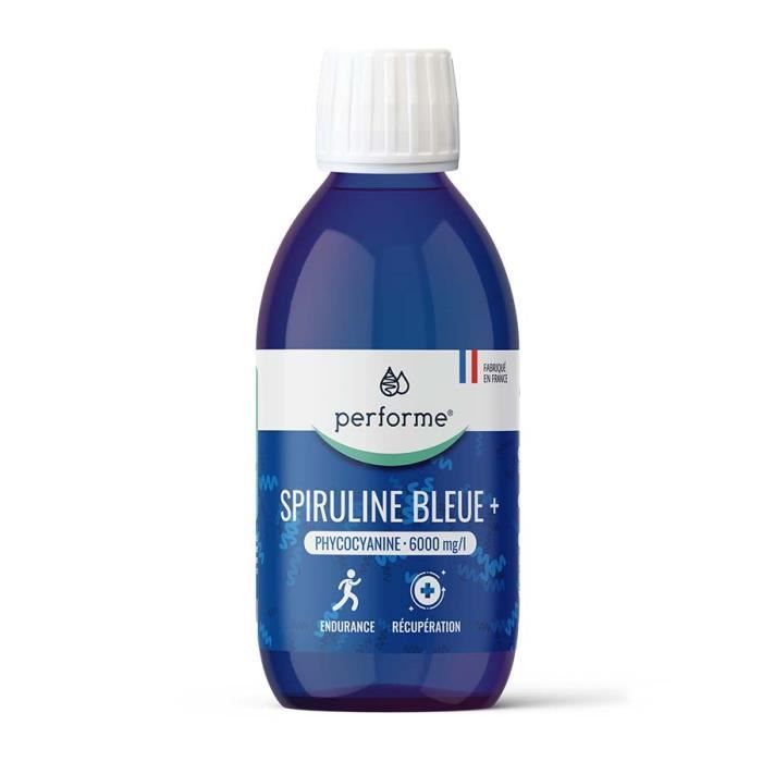 Performe - Spiruline Liquide Bleue + • Concentrée à 6000 mg-L • Cure 20 ...