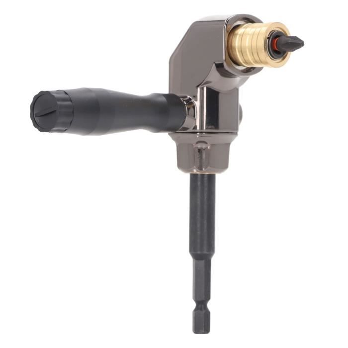 Qqmora Accessoire de perceuse à angle droit Fixation de perceuse à ...