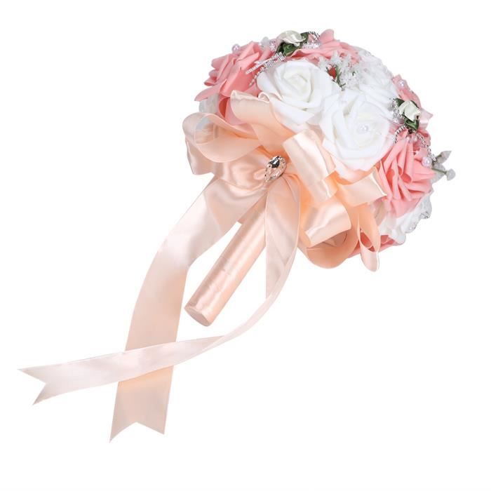 SALALIS Bouquet artificiel Bouquet de mariage artificiel Simulation ...