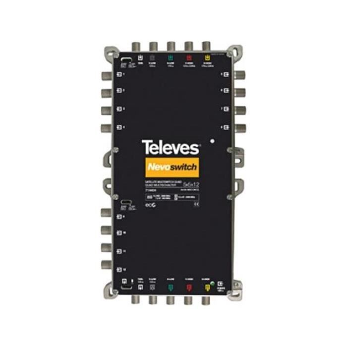 Amplificateur - TELEVES - 714504 - Sortie flexible - Noir - Filaire ...