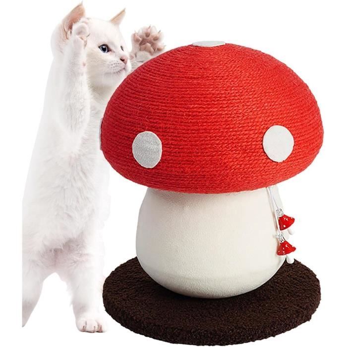 Arbre À Chat En Forme De Champignon | Poteau À Gratter En Corde De ...