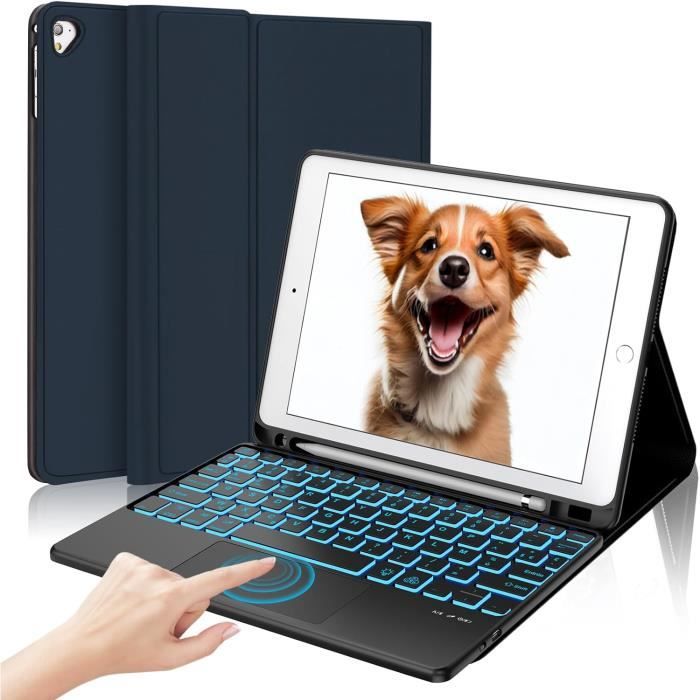 Étui Clavier Mit Touchpad Pour Ipad 9 7 6Ème 5Ème Génération 2018