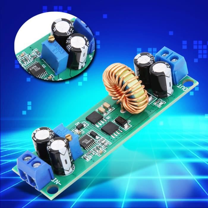 VBESTLIFE Convertisseur abaisseur réglable Module Abaisseur Convertisseur Régulateur de Tension ...