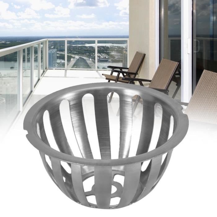 Drain de plancher rond en acier inoxydable anti-blocage pour extérieur ...