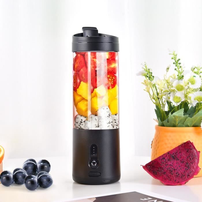Mini Blender Smoothie Portable 530ml Shaker Rechargeable USB avec 6 ...