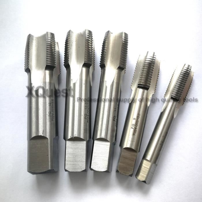 FILIERE - BUSE DE FILAGE - TARAUD,PG7--robinet fileté HSS à 80 degrés, normes allemandes PG 7 9 ...