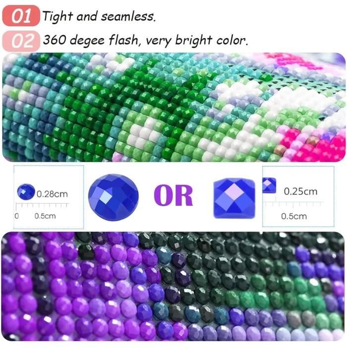 Peinture Diamant Adulte,Diy 5D Paysages Diamond Painting Kit Complet ...