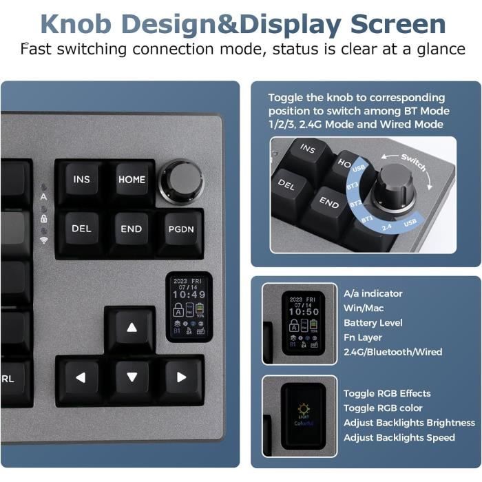 Shadow-X Gasket Clavier Mécanique échangeable à Chaud, Clavier de Jeu ...