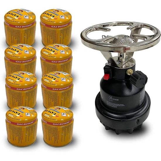 Mini réchaud à gaz portable | Réchaud de camping en métal avec ...