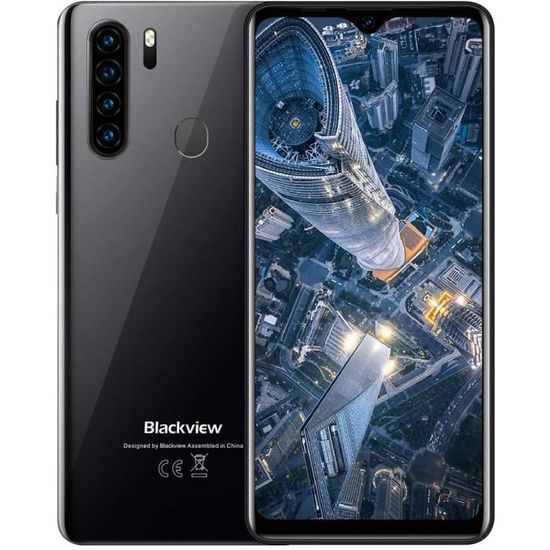 Telephone Portable 4G, Blackview A80 Plus Android 10 Smartphone Débloqué, 4Go+ 64Go, Ecran ...