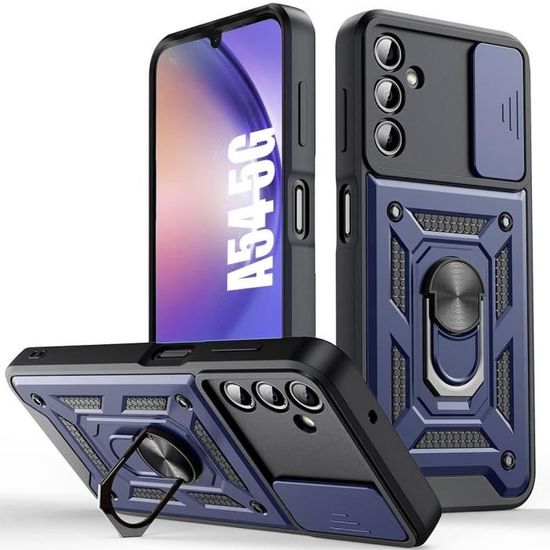 Coque - Samsung - Galaxy A54 5G - Rigide - Antichoc - Béquille 360° - Cdiscount Téléphonie