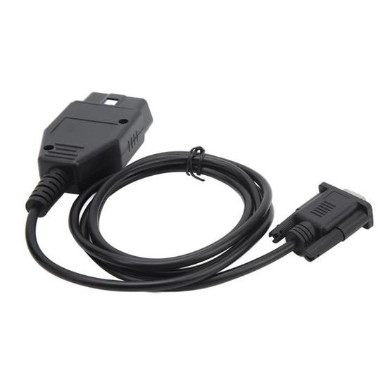 Câble adaptateur OBD II DILWE - Pour moto A2 A3 - Prise mâle 16 broches ...