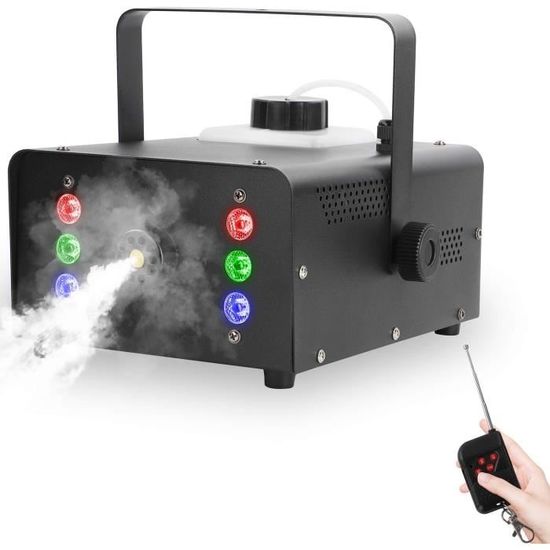 UKing 1500W Machine Fumée avec 6 LED RGB, Machine à Brouillard de Fête ...