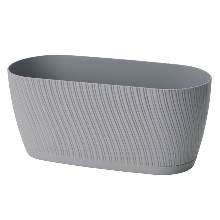 Bac à fleurs, Form-Plastic, en plastique, oblongue, avec base, 27 cm ...