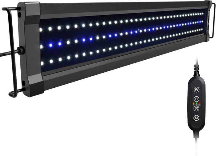 NICREW ClassicLED G2 Éclairage Aquarium, Rampe LED Étanche avec 2 ...