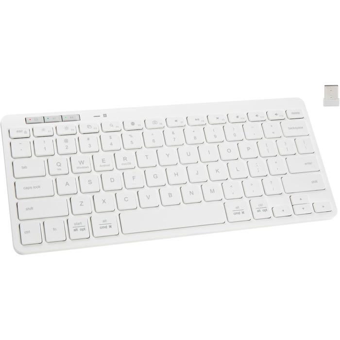 Clavier Bluetooth sans fil-KAL-Clavier Bluetooth Sans Fil Double Mode ...
