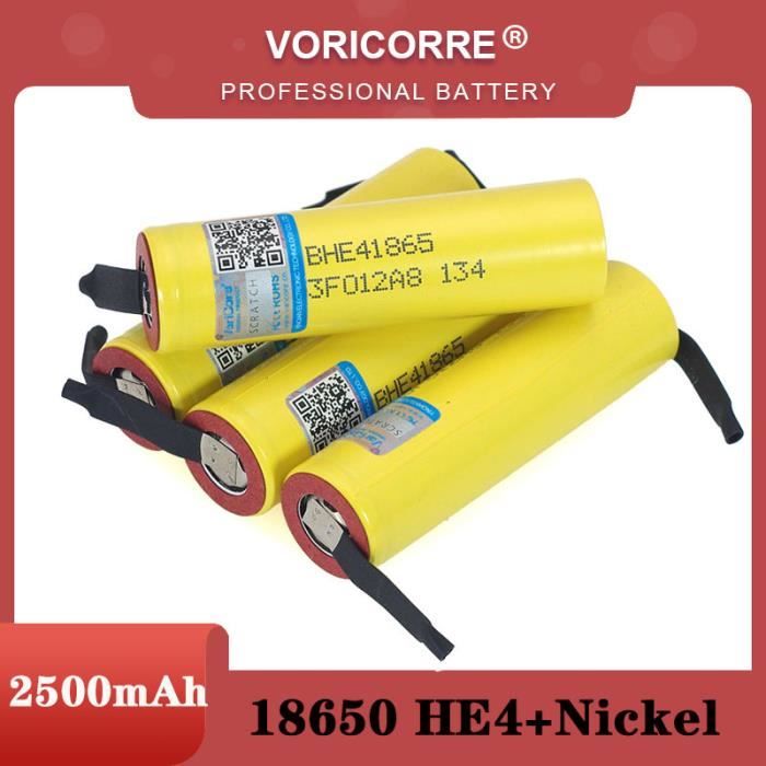 Batterie 4PCS-Batterie Li-lon He4 2500mah, Rechargeable, Puissance ...