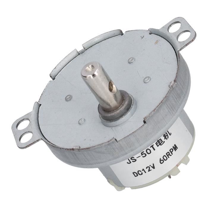 Moteur à Engrenages - ASHATA - JS-50T - DC 12V - 60RPM - Silencieux et ...