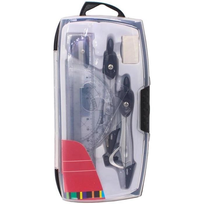 Compas Math Dessin Outils Kit Kit Compas Set Plastique + Géométrie ...