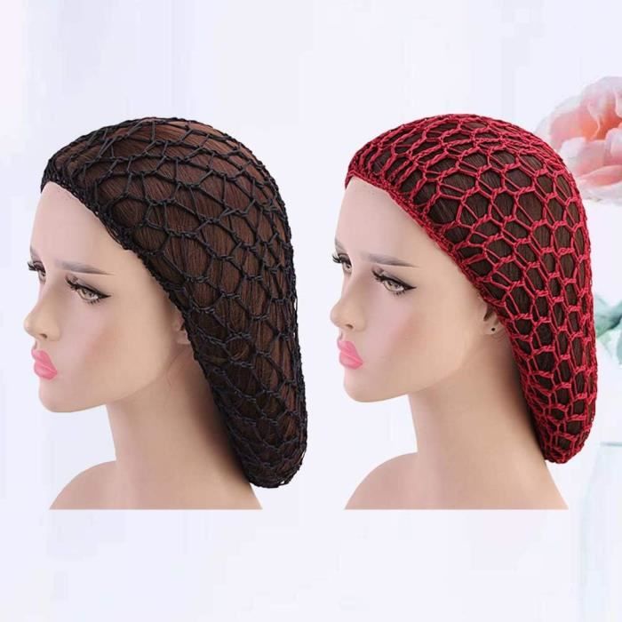 Enveloppe De Turban Filet À Cheveux 2 Pièces Filet À Avançons Maille ...