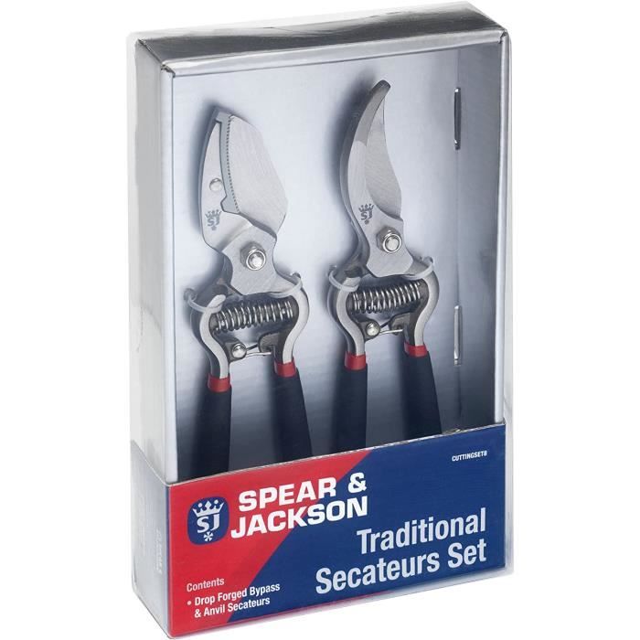 Lot de 2 sécateurs Traditionnels[228] - Cdiscount Jardin