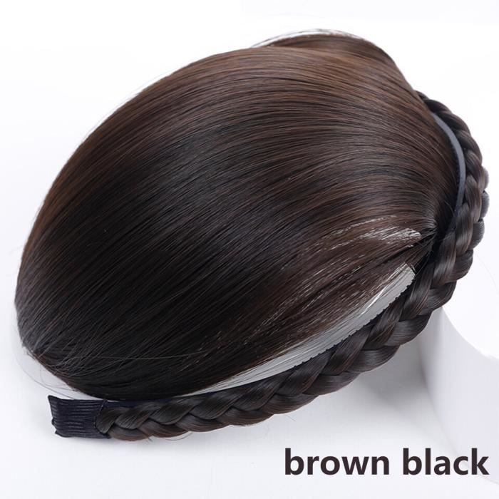 Accessoires coiffure,perruques synthétiques de remplacement pour femmes ...