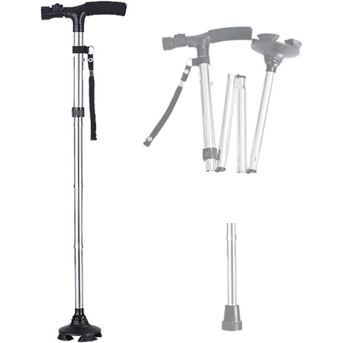 Béquille À 4 Pieds Télescopique - Réglable En Hauteur,Bequille Anglaise ...
