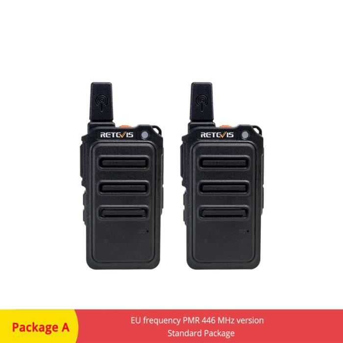 Talkies Walkies,walkie-talkie Radio PMR RT619 PMR 446 2 pièces,Radio ...