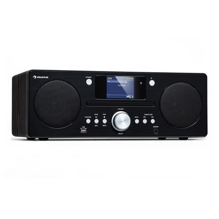 Radio Connectée Internet WiFi - auna - Bluetooth Radio DAB+ UKW ...