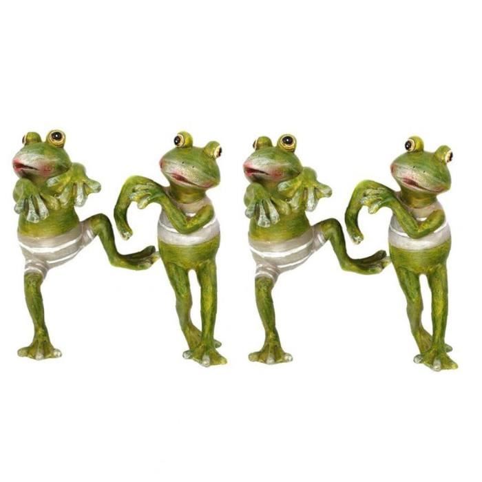 Grenouille Statue Pot Plante Grimpante Grenouille Résine Figurine Fée Ornement Jardin Décoration