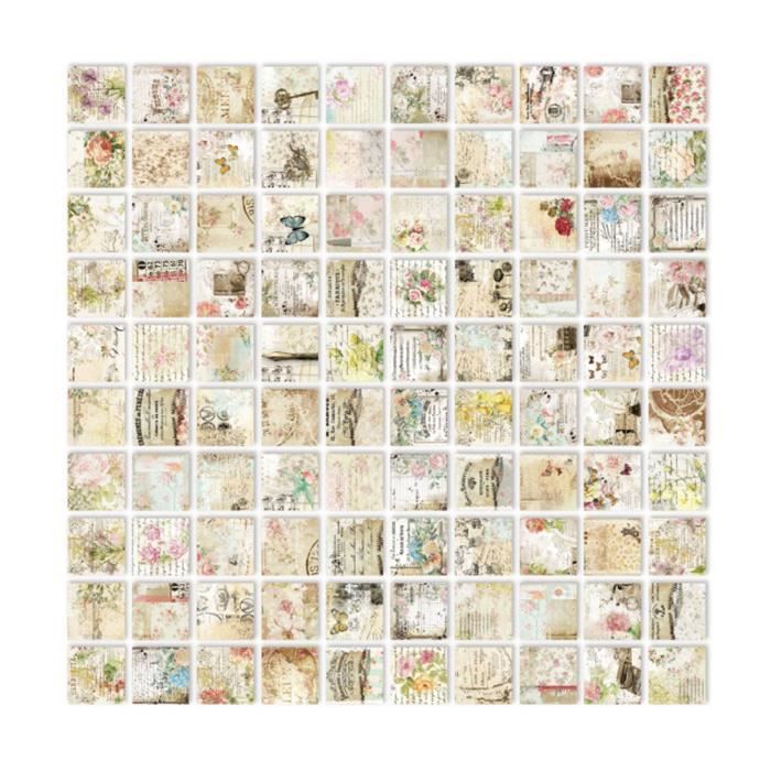 Papier décoratif pour scrapbooking - DIOCHE - 200 feuilles - Fleurs et ...
